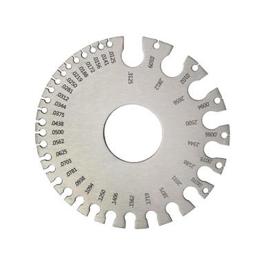 T Tulead Wire Cable Sheet Gage Stainless Steel Thickness Gauge Dual ...