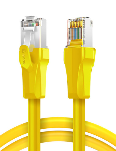 Enmane Cat6 Ethernet Cable 3FT, High Speed Shielded (SFTP) 1Gbps 250Mhz ...