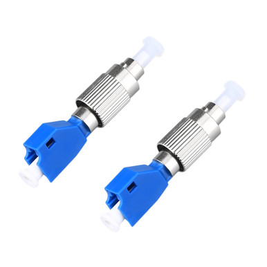 KELUSHI FC UPC Male to LC UPC Female Hybrid Optical Fiber Cable Adapter 2.5 1.25mm Connector ...