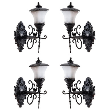 TOVINANNA 4pcs Dollhouse Wall Light Railway Train Light Miniature Wall ...