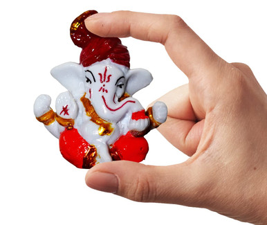 SUVICASA Small Ganesha Statue/Ganpati Polyresin Idol | Indian Hindu God ...
