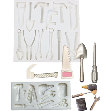 Molds Fondant Hand Tool,Tools Mold Silicone Chocolate 3D With Various ...