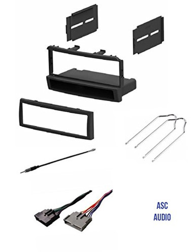 ASC Car Stereo Dash Kit, Wire Harness, Antenna Adapter, and Radio Tool ...