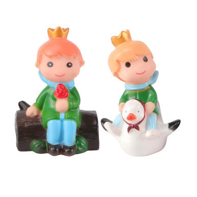FUNOMOCYA 2 Pcs Resin Cake Figurine Prince Princess Cake Figurine Doll ...