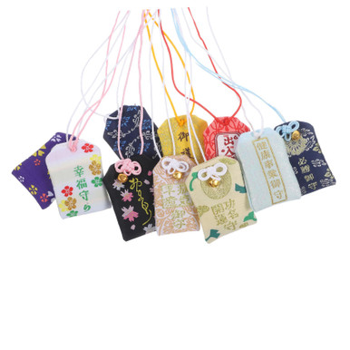 IMIKEYA 10pcs Guardian Prayer Bag Pendant Lucky Amulet Charms Car Key ...