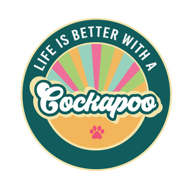 Life is Better with A Cockapoo Refrigerator Locker Car Magnet ...