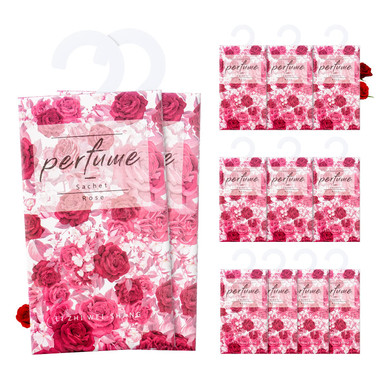 12 Packs Rose Sachet Bags, Kolvoii Sachet for Drawers and Closets ...