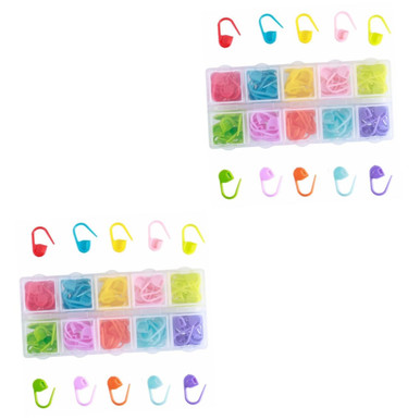 EXCEART Crochet Tools 220 pcs Knitting Stitch Markers Locking Stitch ...