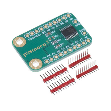 Pzsmocn 8-Bit Level Shift Board Compatible with Arduino and Raspberry Pi. 1.2V/1.8V/2.5V/3.3V/5V ...