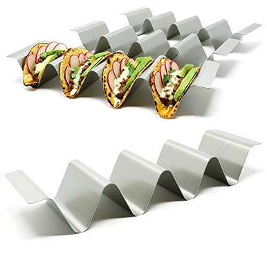 Premium Taco Holder Stands - Set of 4 - Crafted from Food Grade ...