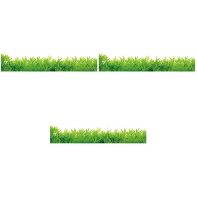 DOITOOL 3pcs Girl Wall Stickers Wallpaper Border Green Grass Wall ...