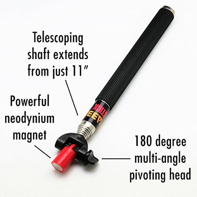 MagnetPal MagnetStick Telescoping Magnetic Pickup Tool, Retractable ...