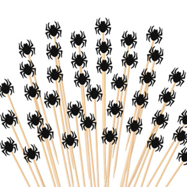 200 Pack Halloween Cupcake Toppers Decorations Spider Cupcake ...