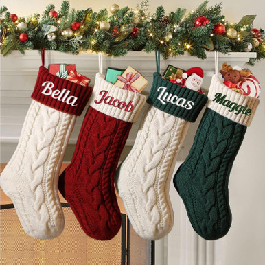 Rosaria Home Personalized Christmas Stockings Custom Name Family ...