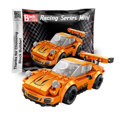 Block Builder 911 Racing Car Building Block Set (230 Pieces). Racing ...