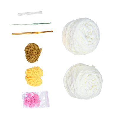 VILLCASE 1 Set Woven Material kit Crochet Scarf Yarn Crochet Thread ...