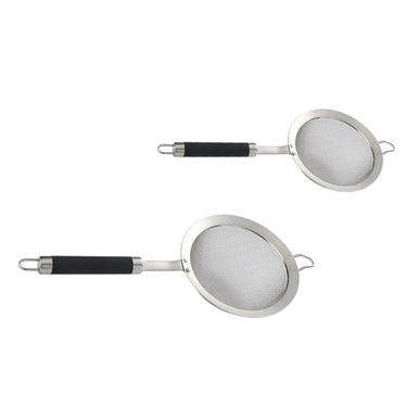 OKUMEYR 2pcs Soy Milk Filter Stainless Strainer Tea Filter with Handle ...