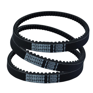 3pcs Go Kart Drive Belts for Comet 203589, Manco 5959, and Murray 12 ...