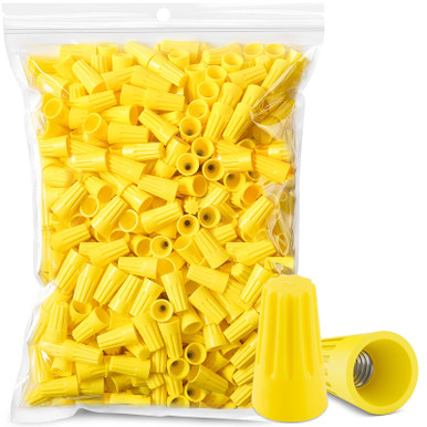 Crweety 600PCS Wire Connectors Nuts 18-12 AWG Electric Wire Caps ...