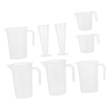 OKUMEYR 8pcs Measuring Cup Baking Measuring Jug Tall Form Beaker Large ...