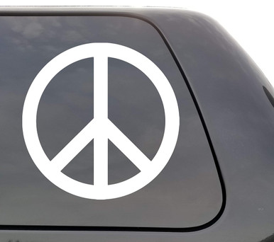 Peace Sign - Vinyl Decal - Peace Symbol - Wall Window Door Car Truck ...