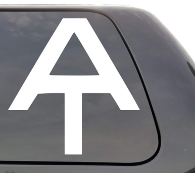 Appalachian Trail - Vinyl Decal - Hiking - Trail Symbol - at - Wall ...