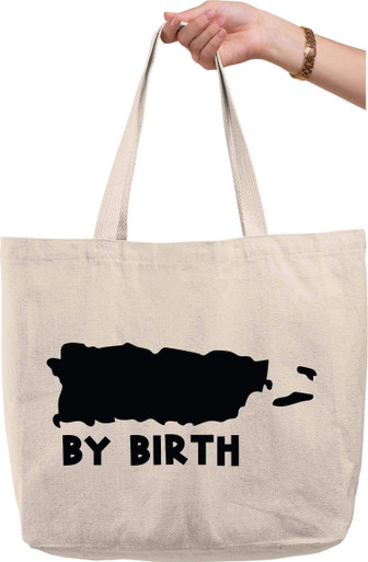 Bold Tote Bags Puerto Rico by birth Caribbean island map home hometown ...