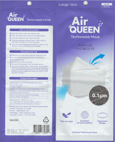 Air Queen Nano Filter Face Mask Individually Packaged (40-Pack ...
