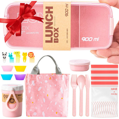 Bento Box Lunch Box Set for Adult Stackable 3 Layer Japanese ...
