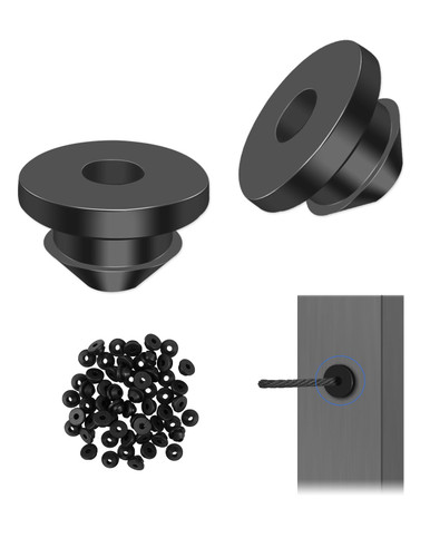Cable Railing Rubber Grommets for 1/8" 5/32" 3/16" Cables for Metal ...