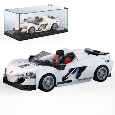 Mould King Speed Champion Racing Car Building Sets with Acrylic Display ...