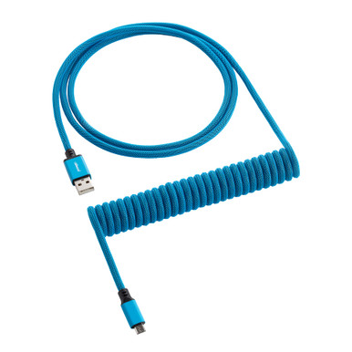 CableMod Classic Coiled Keyboard Cable (Spectrum Blue, USB A to Micro ...