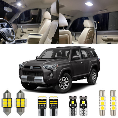 Xpismii 16 Piece White 4Runner LED Interior Light Kit Package ...