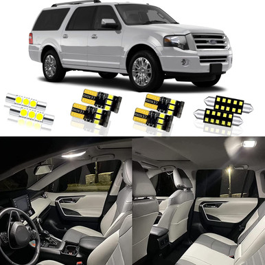 PINIHED 16pcs Interior LED Light Kit for Ford Expedition 2003-2013 ...