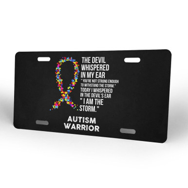 Autism Awareness Metal Auto License Plate Tag Aluminum Car Decor Sign ...