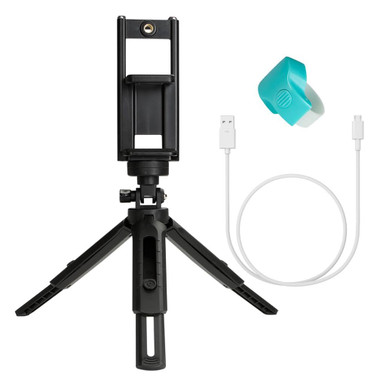 Snap Away Selfie Ring with Adjustable Tripod for iPhone, Android and ...