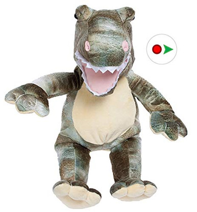 Stuffems Toy Shop Record Your Own Plush 16 inch T-Rex - Ready to Love ...