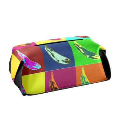 Pop Art Banana Tissue Box Cover Rectangular Leather Tissue Box Holder ...