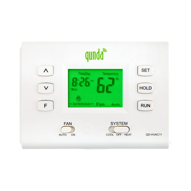 Universal Programmable Thermostat with Large Display and Big Buttons 5 ...