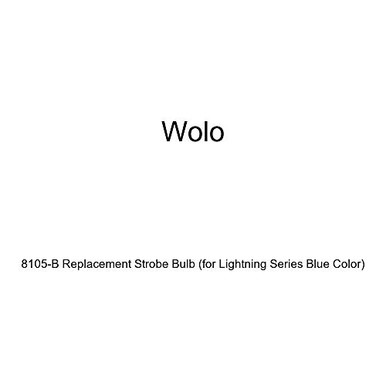 Wolo 8105-B Replacement Strobe Bulb (for Lightning Series Blue Color ...