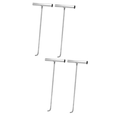 BESTOYARD 4 Pcs T-Hook Drain Grate Lifter Large t Hook Rigid Water ...