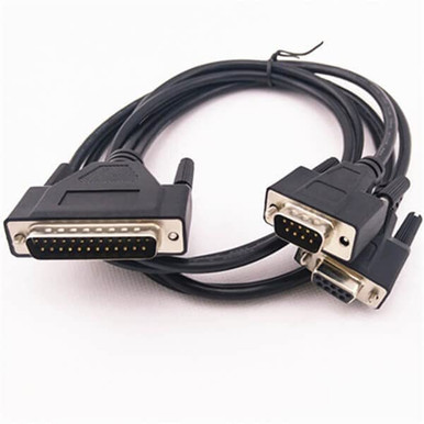 GXMRHWY DB25 Male to DB9 Male +Female Computer Parallel Port Cable ...