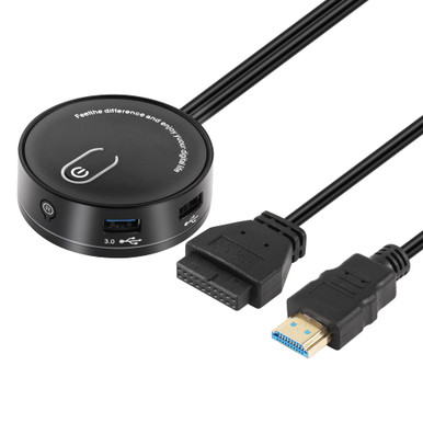 CERRXIAN Computer Case Power Supply Reset Switch Box,PC Power Button On ...