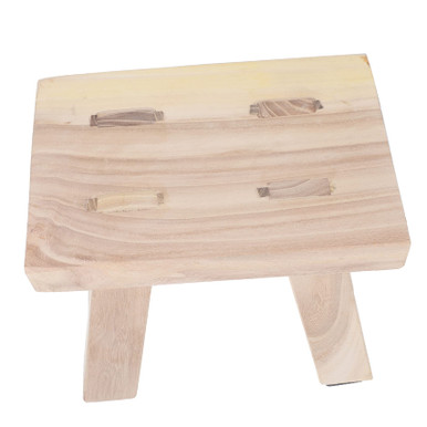 Solid Wood Bench Small Wood Stool Foot Pedestal Shoe Stool Living Room ...