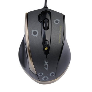 A4Tech F3 V-Track Ergonomic Gaming Mouse - Wired - Black - USB - 3000 ...