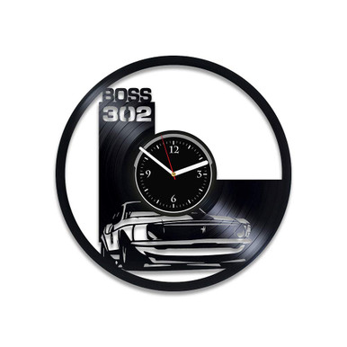 Clock Ford Mustang Boss 302 Vinyl Record Clock Car Home Decor Xmas For ...