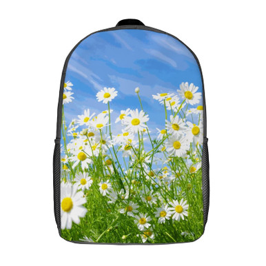 Daisy Flower Unisex backpack Exquisite pattern Laptop bag Universal ...
