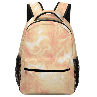 Large Carry on Travel Backpacks for Men Women Abstract Fantasy Orange ...