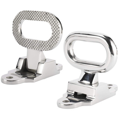 NovelBee 2 Pack of Heavy Duty 316 Stainless Steel Folding Flip up Step ...