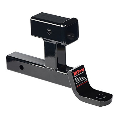 HiTow Multi-Use Trailer Ball Mount 2" Receiver Dual Hitch Extension ...